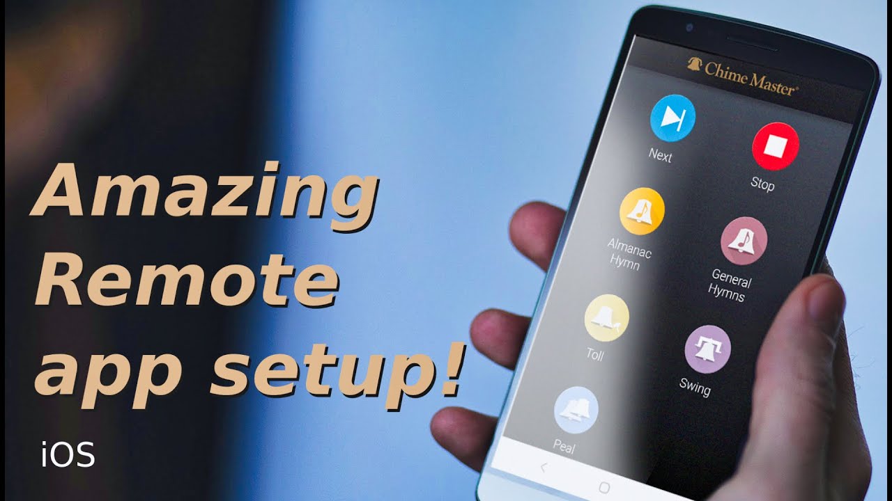 iPhone church bell remote control - Chime Master - YouTube