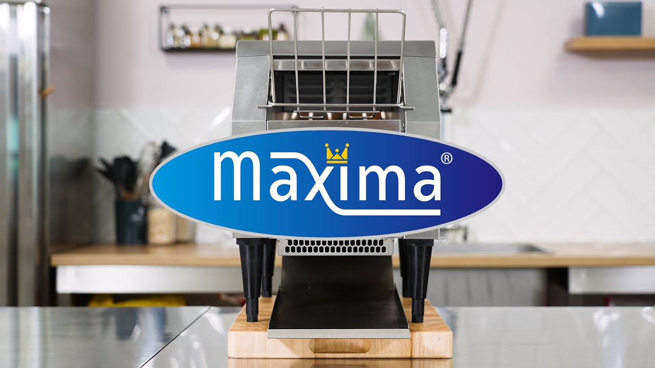 Maxima Toaster Conveyor - 150 Slices/h - YouTube