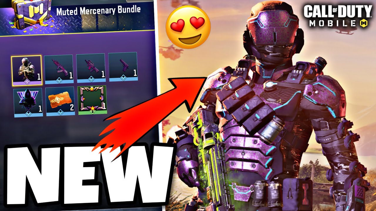 *NEW* Muted Mercenary Bundle 😍 in COD MOBILE + PDW TOXIC WASTE ...