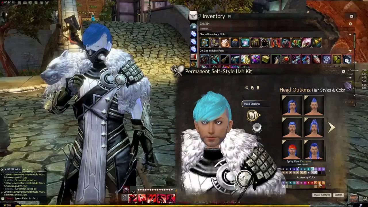 Winters Heart Infusion Hair Color Samples - YouTube