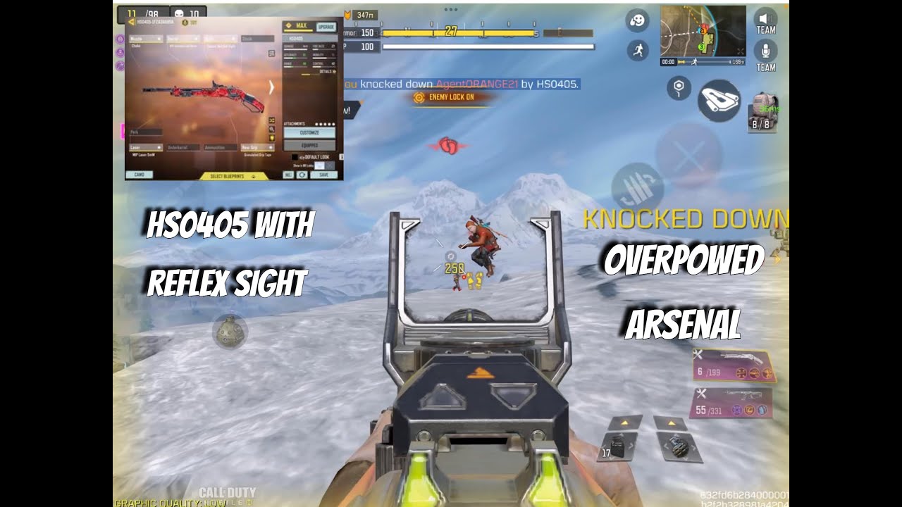 HS0405 with REFLEX SIGHT? (CODM BR GAMEPLAY) - YouTube