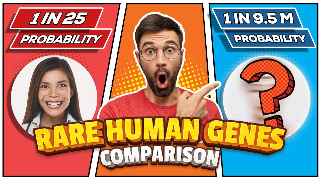 Rarest Human Mutations Probability Comparison | The Rarest Human ...