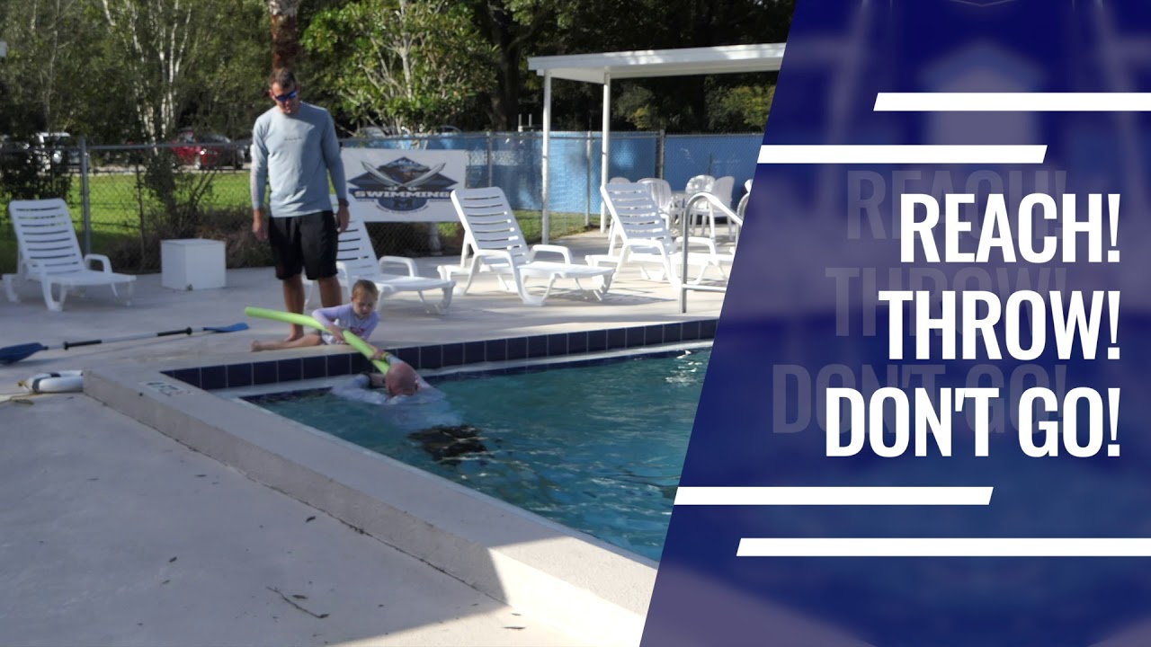 Reach! Throw! Don't Go! Water Safety Demo - YouTube