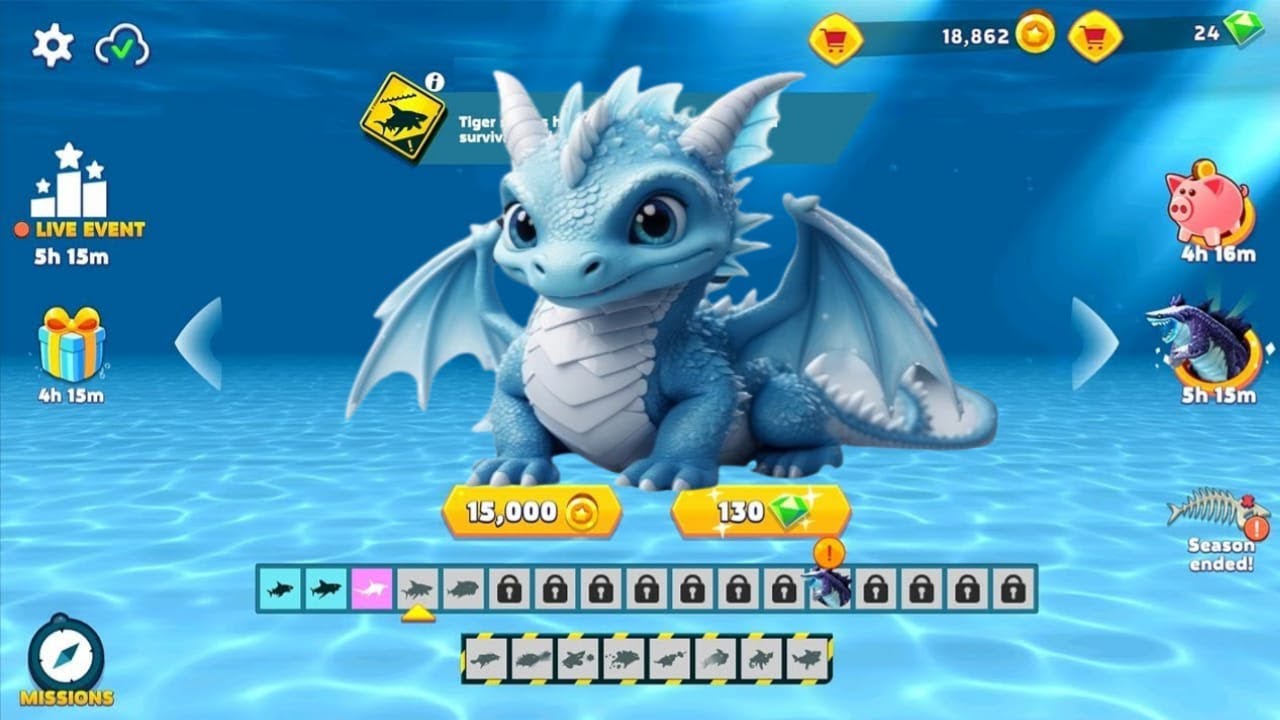 ALL GODZILLA & TRAILER IN HUNGRY SHARK & HUNGRY DRAGON [4K] Shin ...