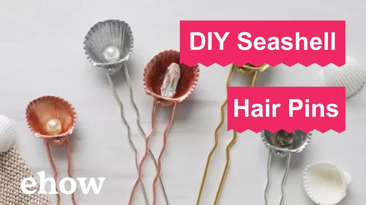 Seashell Hair Pins Pretty Enough for a Mermaid - YouTube