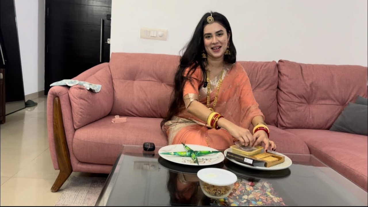 Shadi ke baad Teej ka pehla Sinjara sasural mai - YouTube