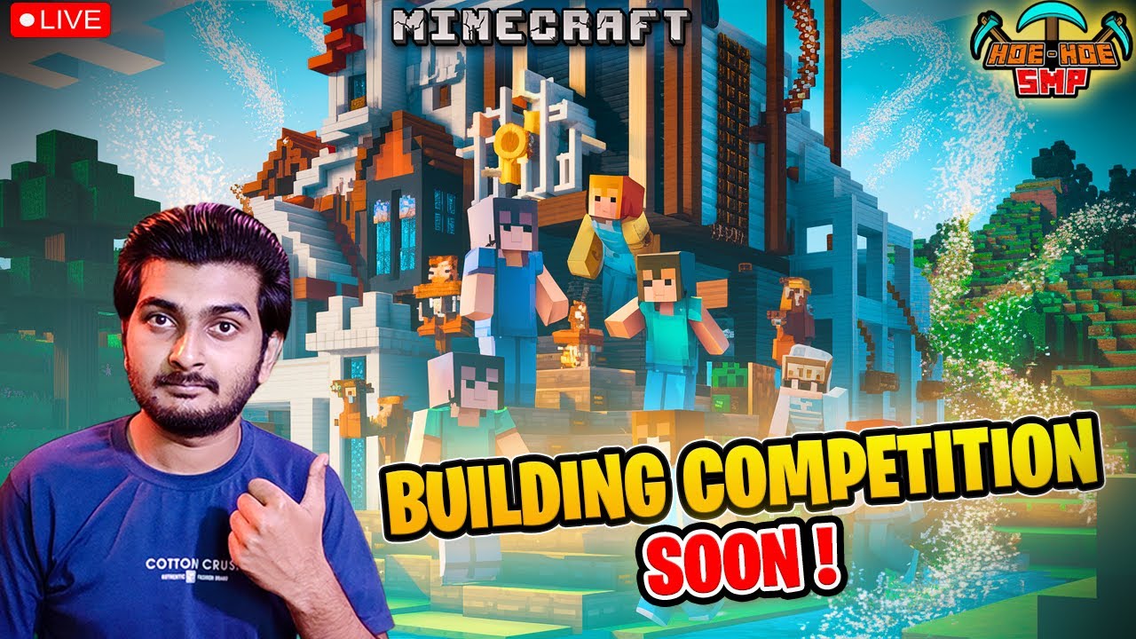 Let's Build 😃 | Hoe Hoe SMP | Minecraft LIVE 🔴 - YouTube
