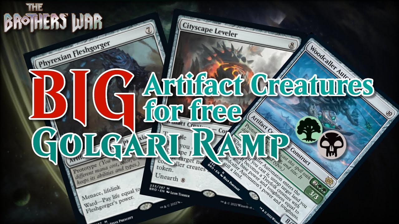 Golgari Ramp🥦😈 / MTG Arena / The Brothers' War / Standard - YouTube