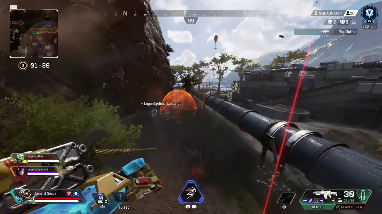 Apex legends diamond ranked win - YouTube