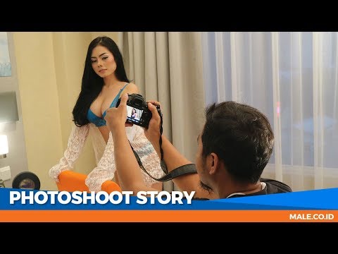 FIKA ASYHARI di Behind the Scenes Photoshoot - Male Indonesia | Model Seksi Indo