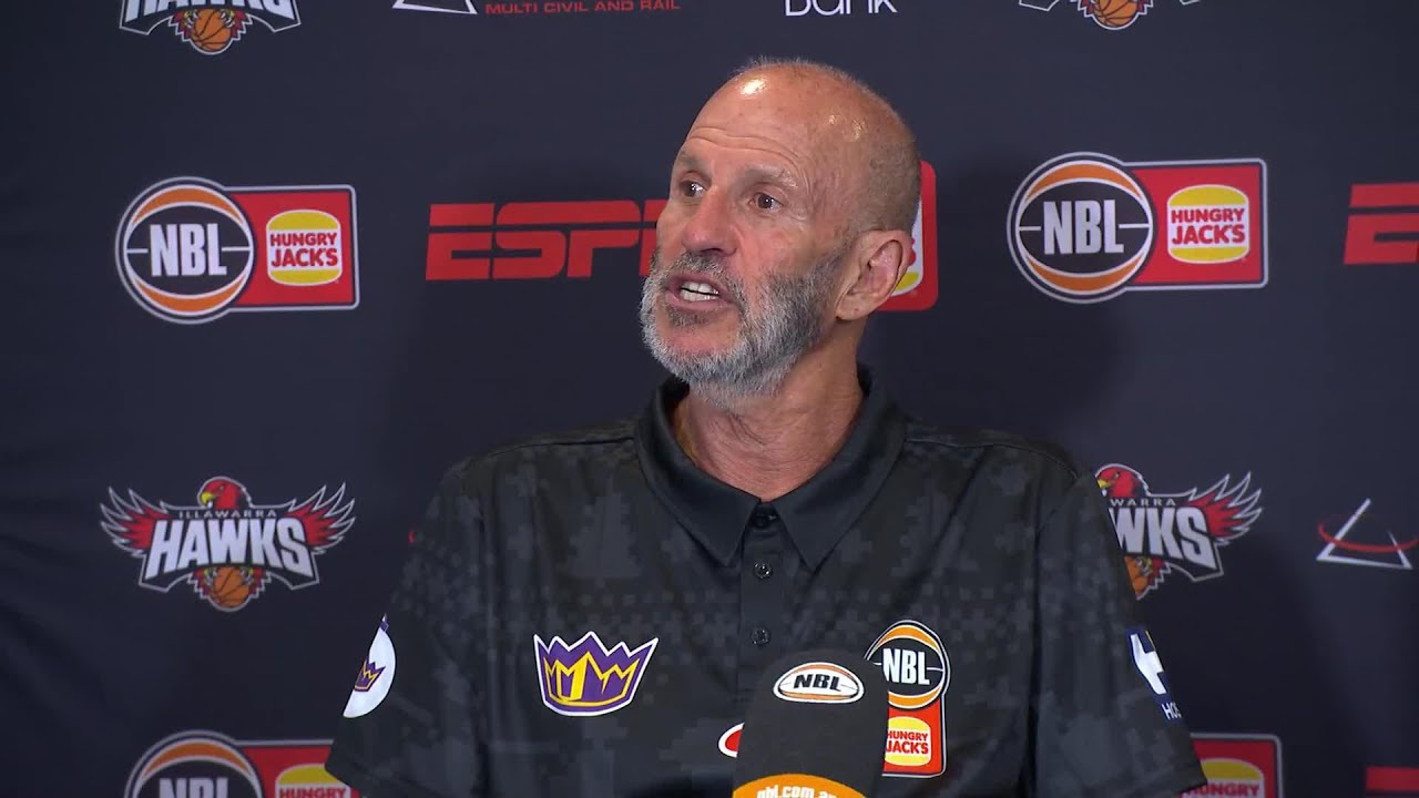 Brian Goorjian press conference vs Illawarra Hawks - Round 14, NBL26 ...