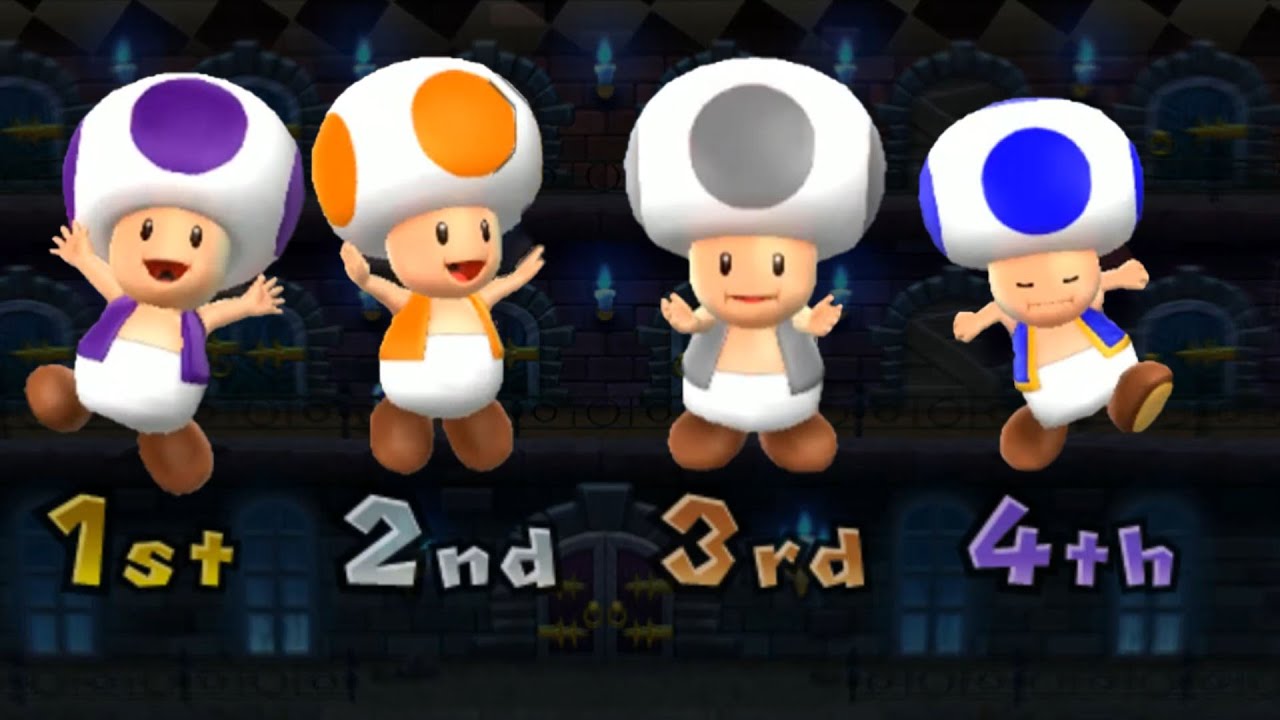 Mario Party 9 - Daisy Vs Waluigi Vs Yoshi Vs Koopa - Mod Minigame - YouTube