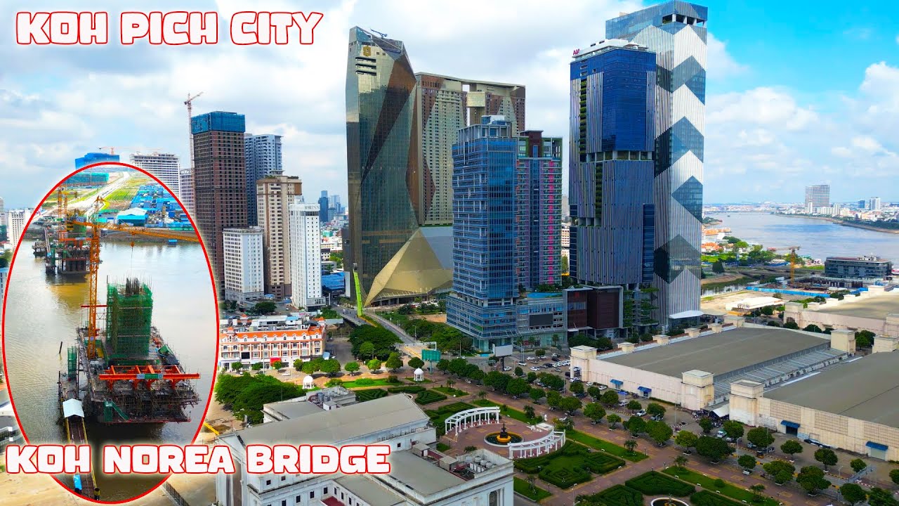 Koh Norea Bridge To Koh Pich Drove Update Dji Mini 3 Pro - YouTube