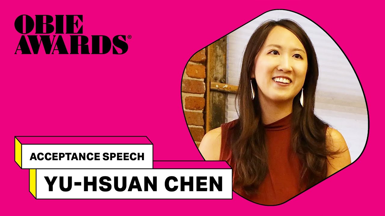Obie Awards 2020: Yu-Hsuan Chen Acceptance Speech - YouTube