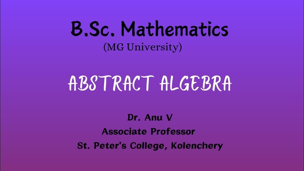 13. 4 - 13. 6 - Unit III - Section 13 - Examples of Homomorphism- UG ...