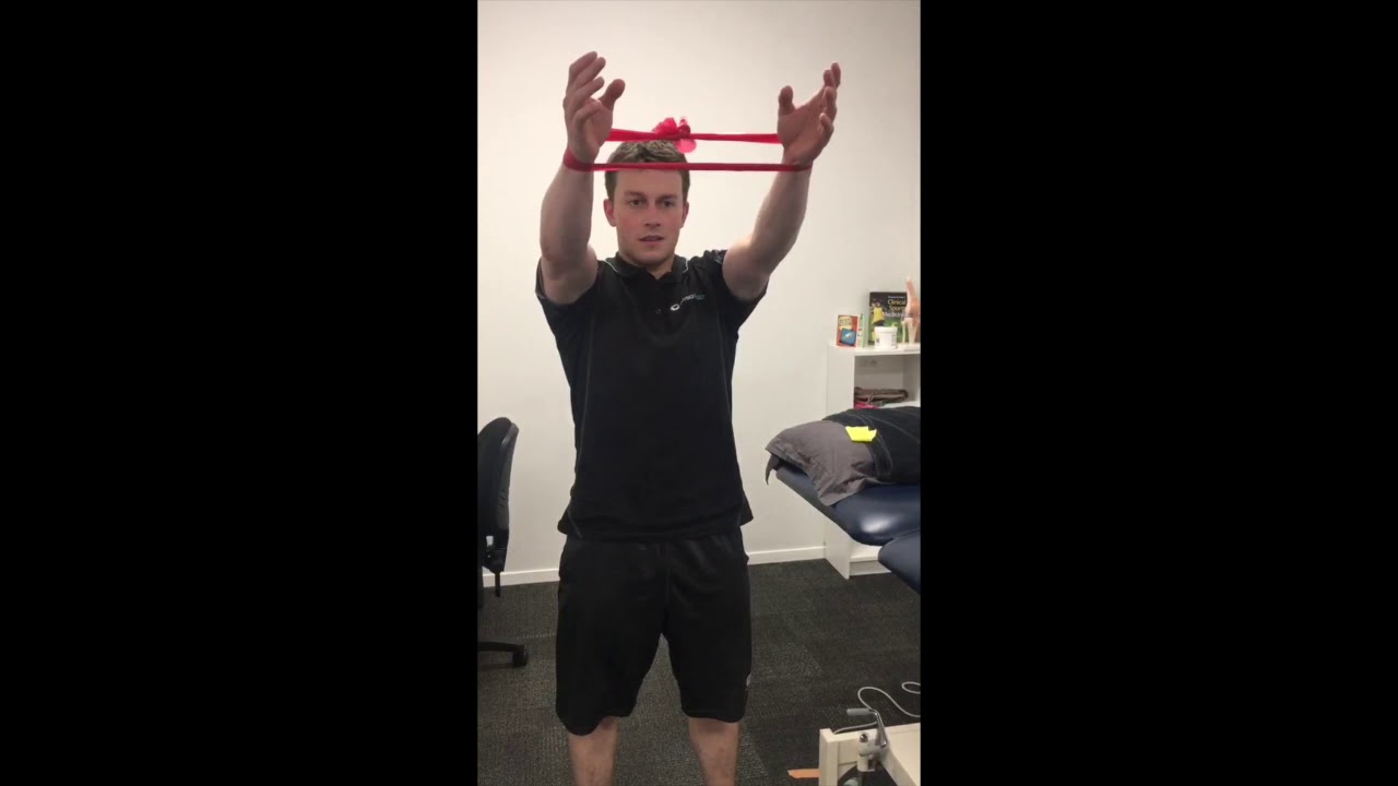 Shoulder Flexion with cuff activation - YouTube