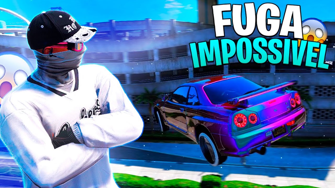 FUGA COM UM SKYLINE R34 MODIFICADO SÓ AS MELHORES FUGAS - YouTube