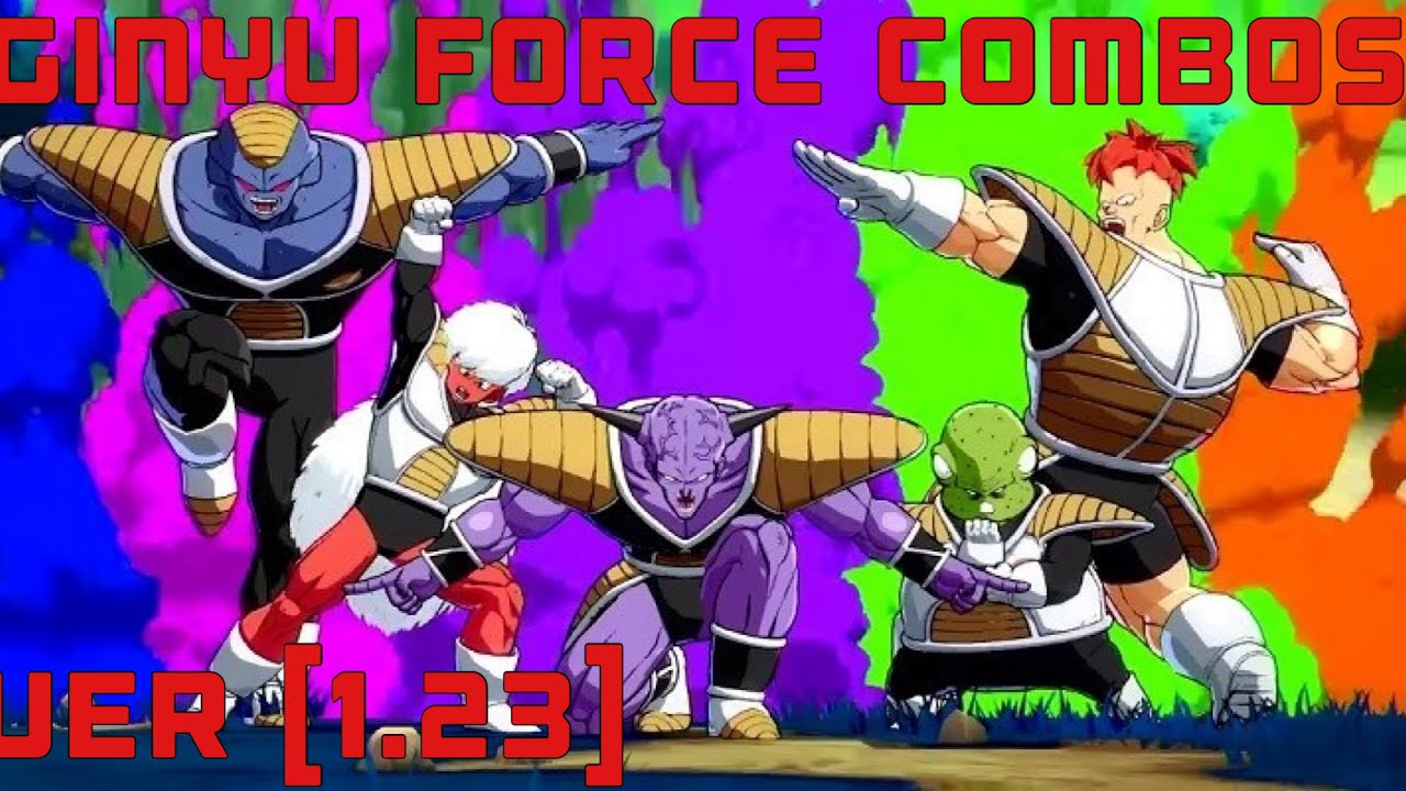 DBFZ Ginyu combos part 1 fun stuff - YouTube