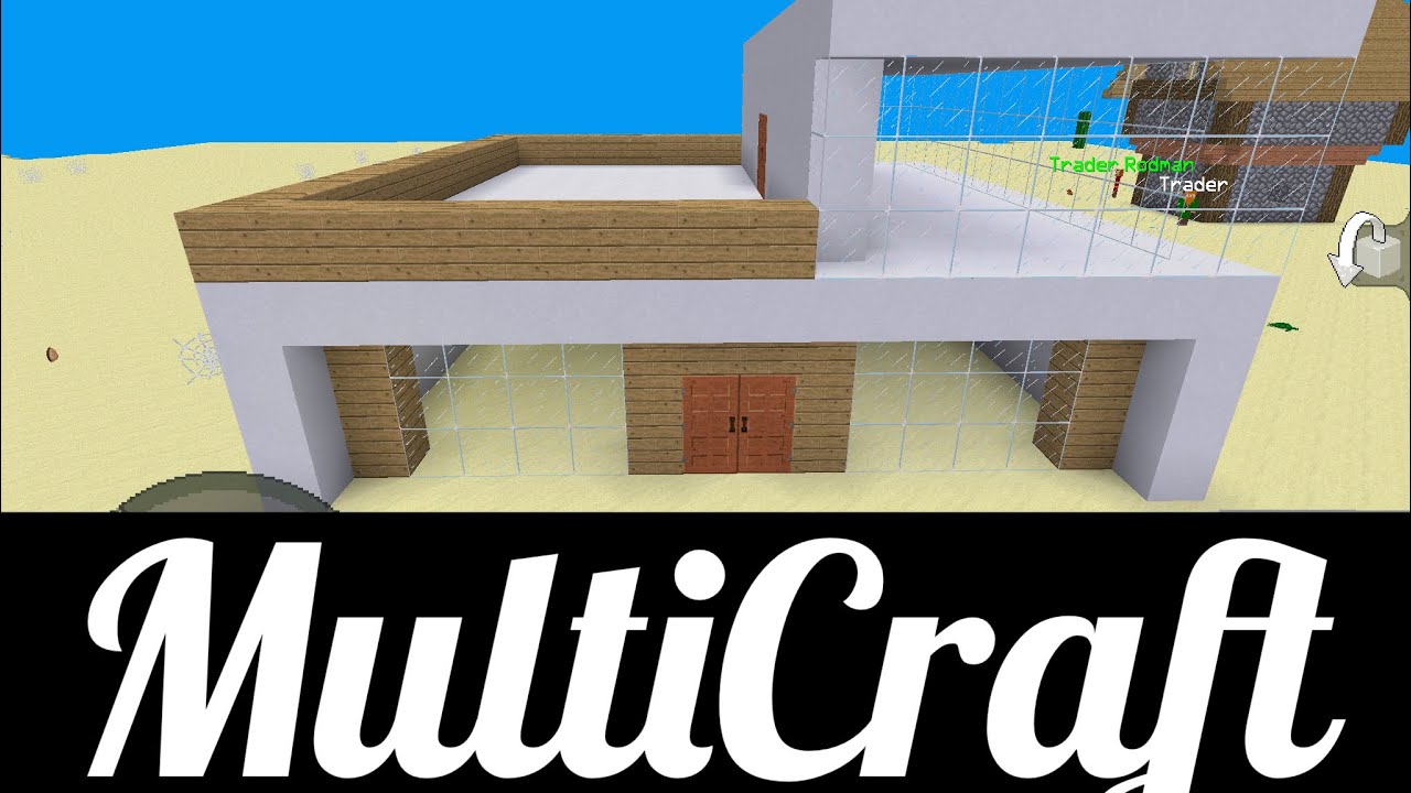 How to make a house in MultiCraft - YouTube