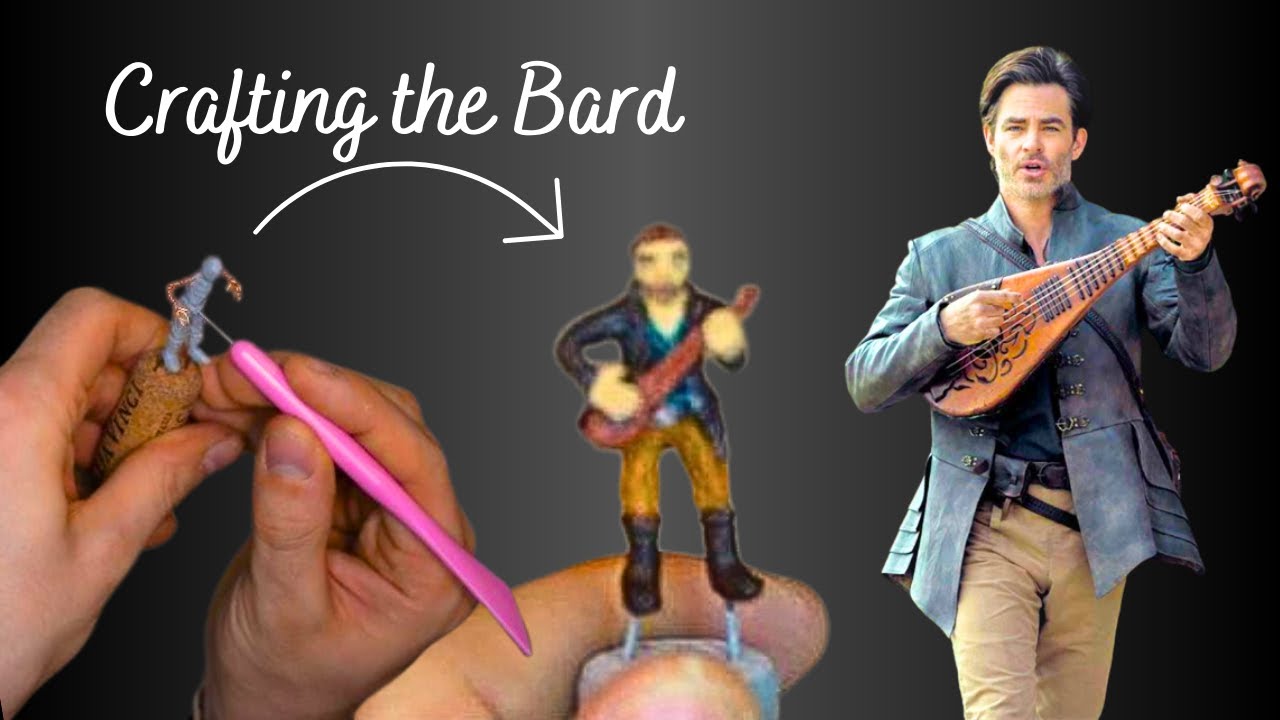 How to Sculpt a Bard Mini for D&D (Edgin the Bard from Honor Among ...