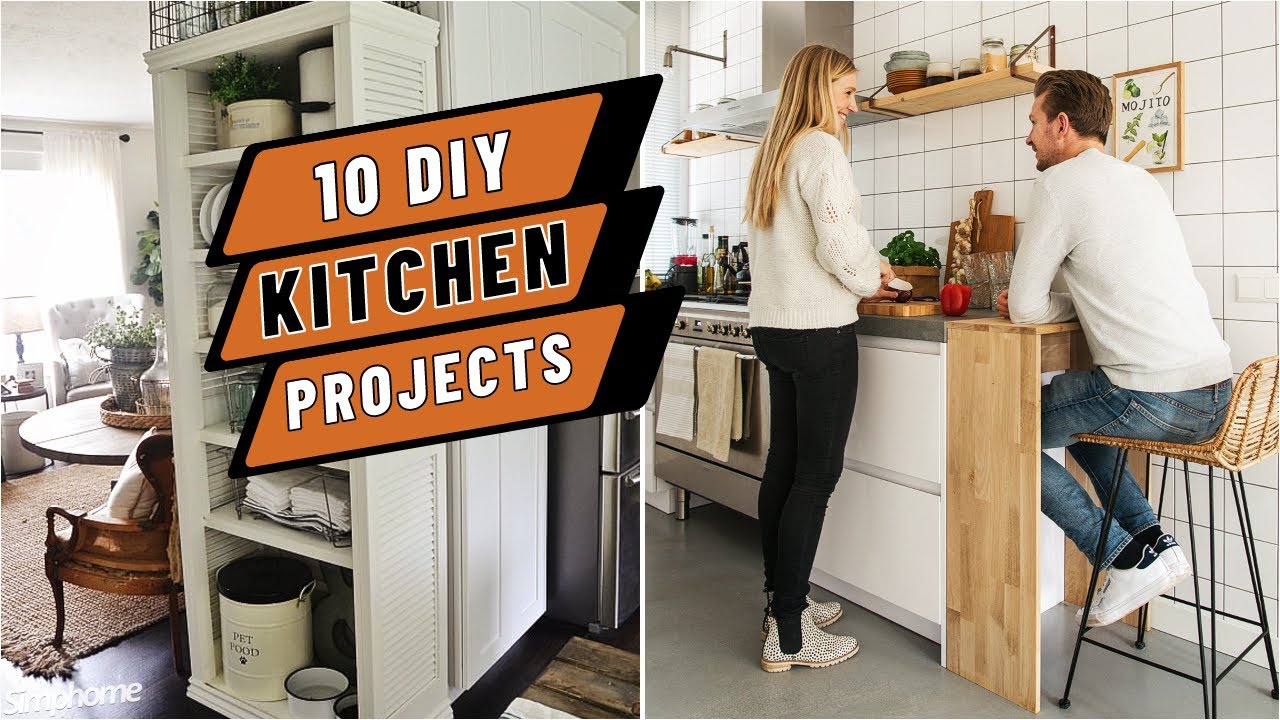 10 DIY Projects for a more Clutter free Cooking Zone - YouTube