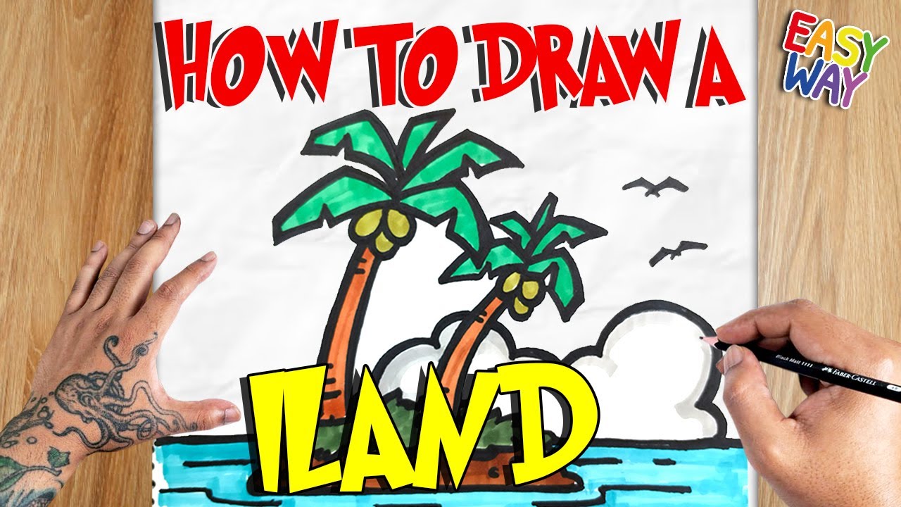 How to Draw Iland. #drawing #kidsvideo #easydrawing #kids #kidssong # ...