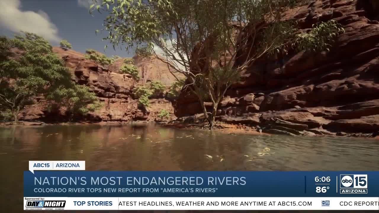 Colorado River tops list of Nation's most endangered rivers - YouTube