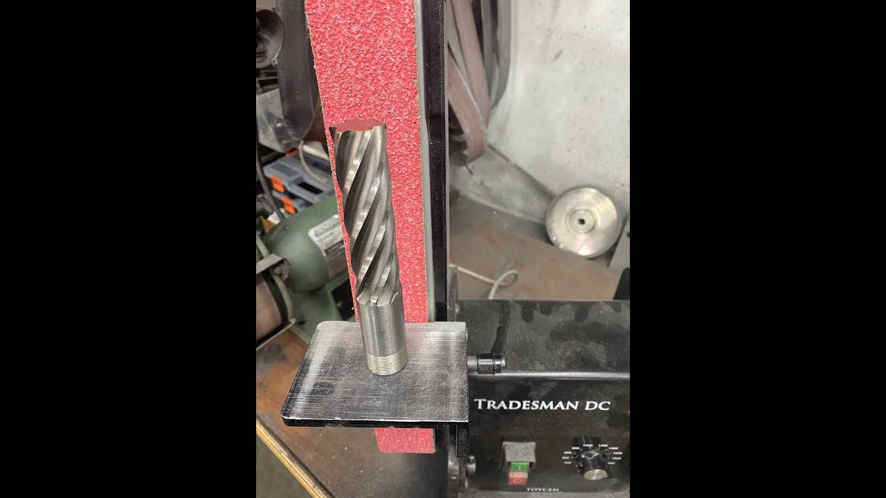 An Option for cutting off large HSS Cutting tools - YouTube