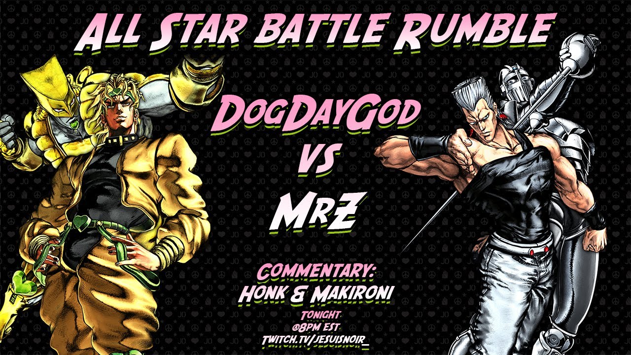 Jojo All Star Rumble FT10: MrZ vs DogDayGod - YouTube