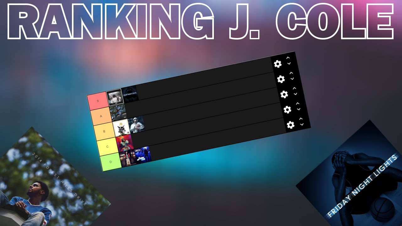 Ranking Every J. Cole Project (Albums + Mixtapes) - YouTube