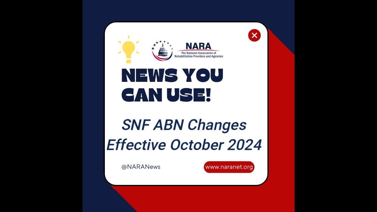 SNF ABN Changes Effective October 2024 - YouTube