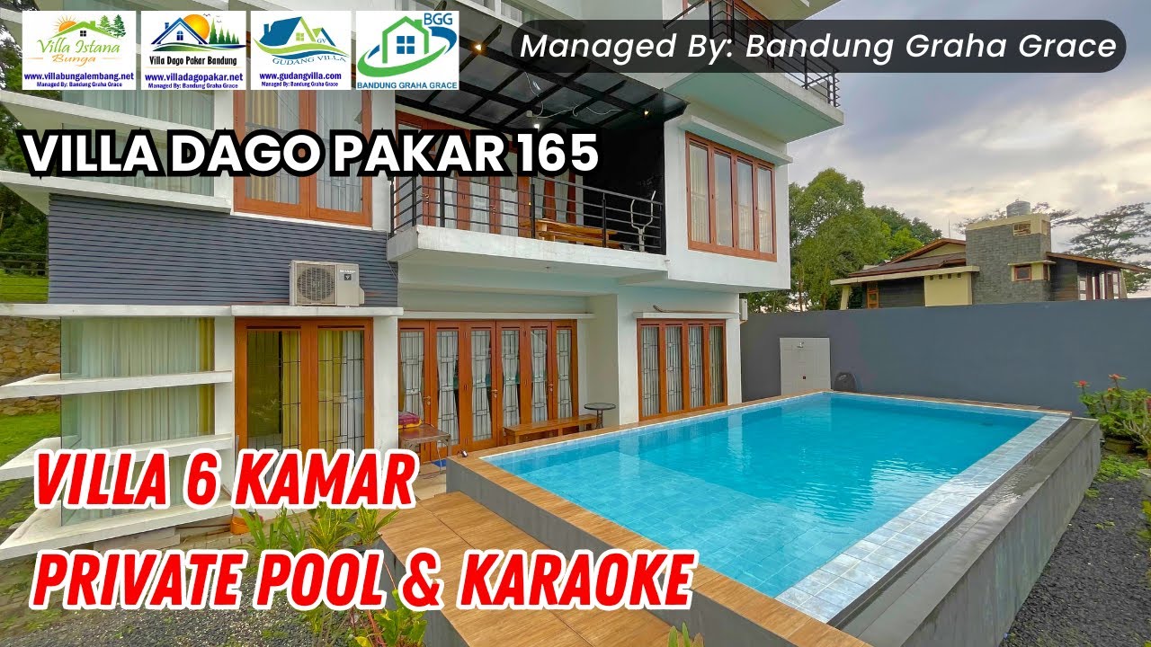 Video Profile Villa Dago Pakar 165 (VDP 165) + Private Swimming Pool ...