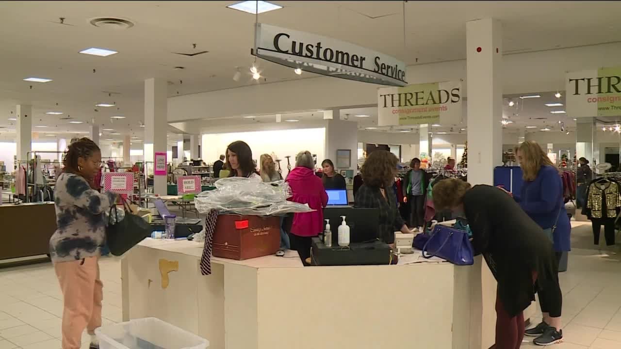 Pop-up paradise for consignment shoppers moves into former JC Penney at Regency Mall - YouTube