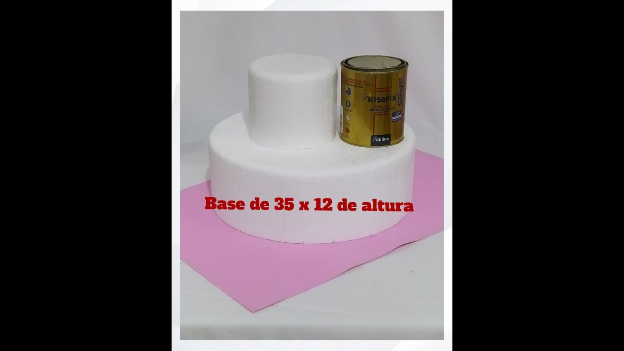 Modelagem com EVA Base de 35 x 12 de altura - YouTube