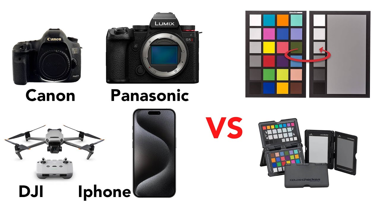 Color charts vs camera brands. A test of accuracy - YouTube