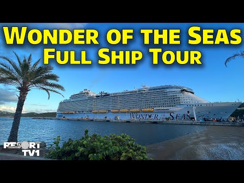 Wonder of the Seas Full Ship Tour and Walkthrough 2023 - Royal Caribbean