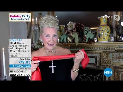 Heidi Daus Cross Pendant with 351/2\