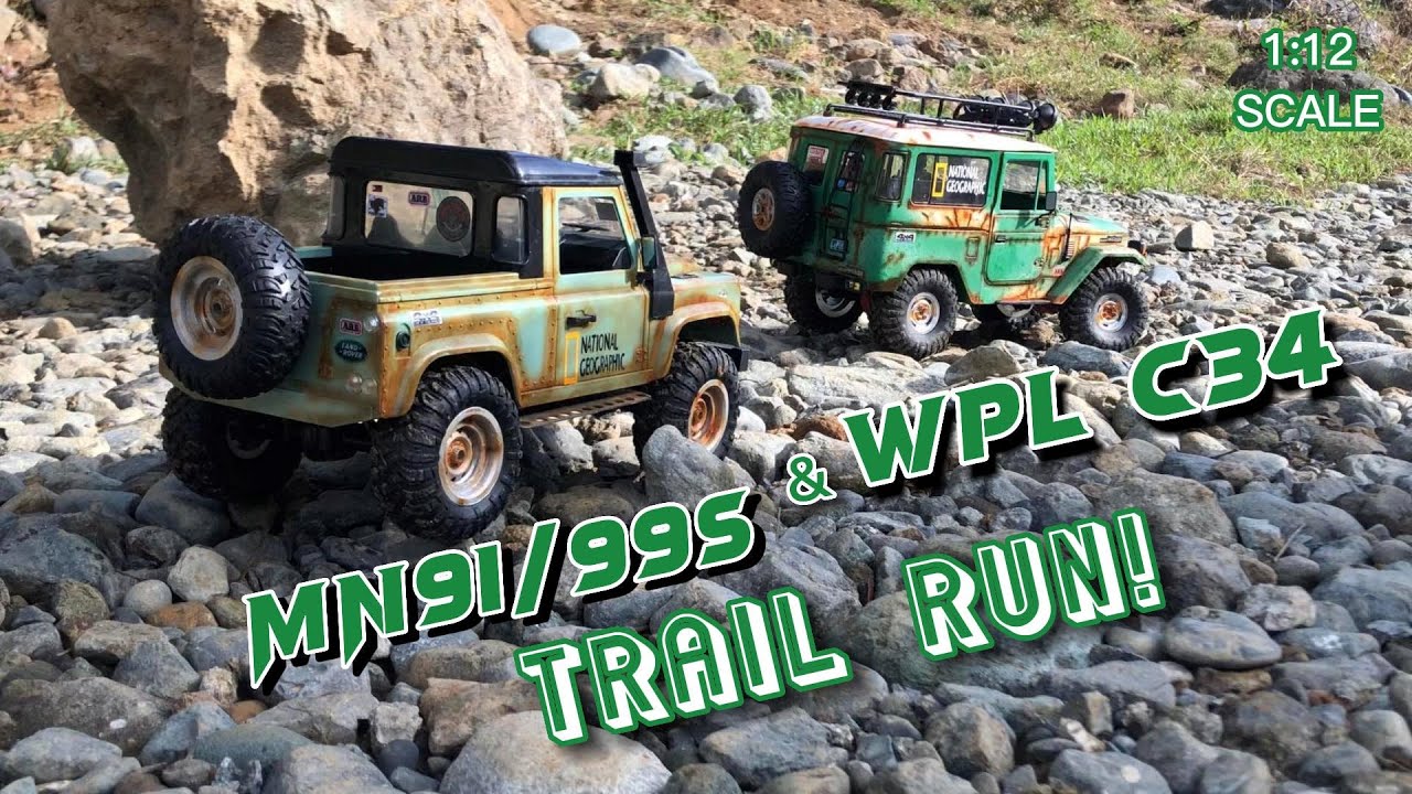 WPL C34 and MN91/MN99s OVERLAND TRAIL RUN | 1:12 SCALE CRAWLER | OFF ...