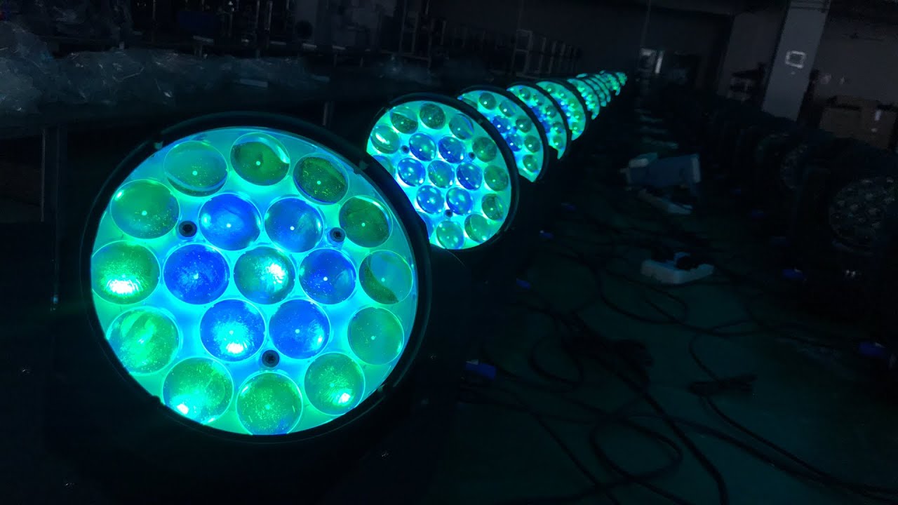 19*15w Mac aura led moving head light - YouTube