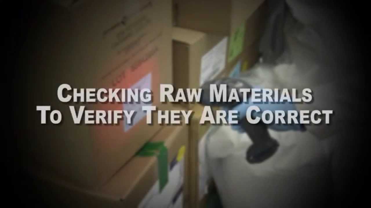 Checking Raw Materials To Verify They Are Correct - YouTube