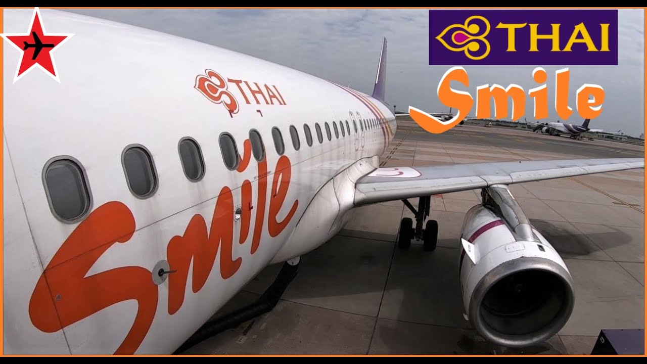 Thai Airways by Thai Smile || Economy Class Trip Report vom Flug Bangkok - Udon Thani - YouTube