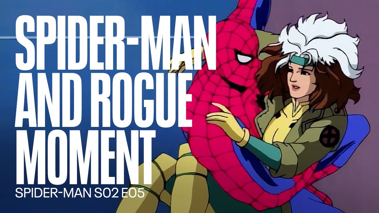 Spider-Man and Rogue love moment | Spider-Man - YouTube