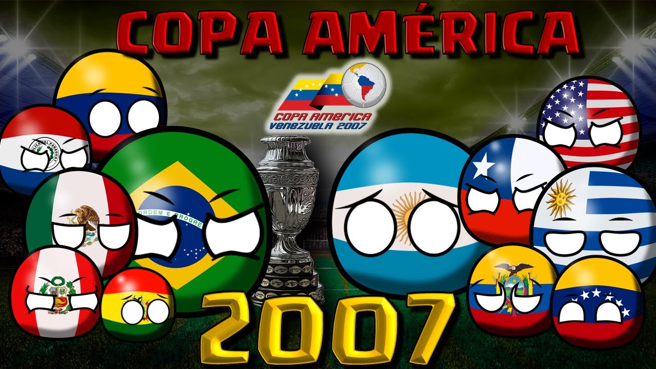 Asi fue la COPA AMERICA Venezuela 2007 | countryballs - YouTube