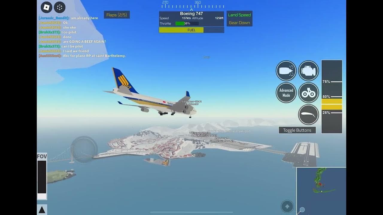 New 747 update in PTFS Roblox - YouTube