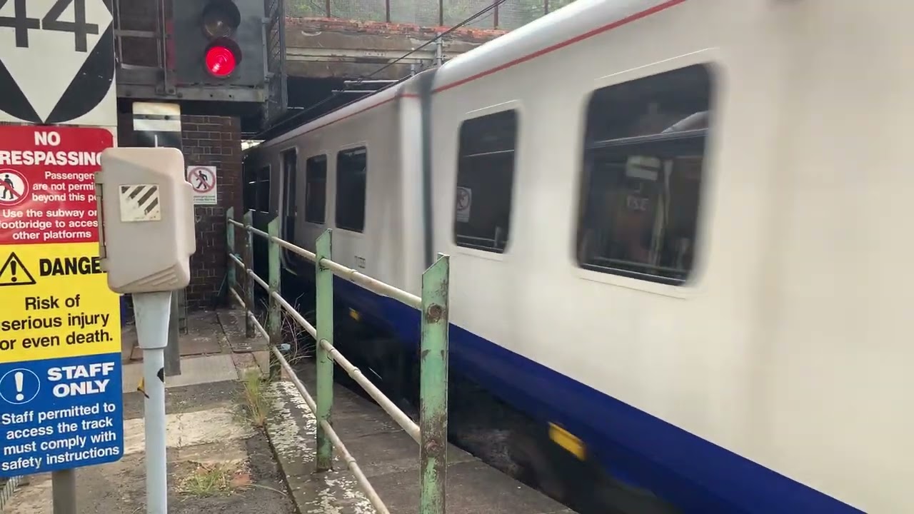 Elizabeth Line Class 315 departing from Manor Park Station - YouTube