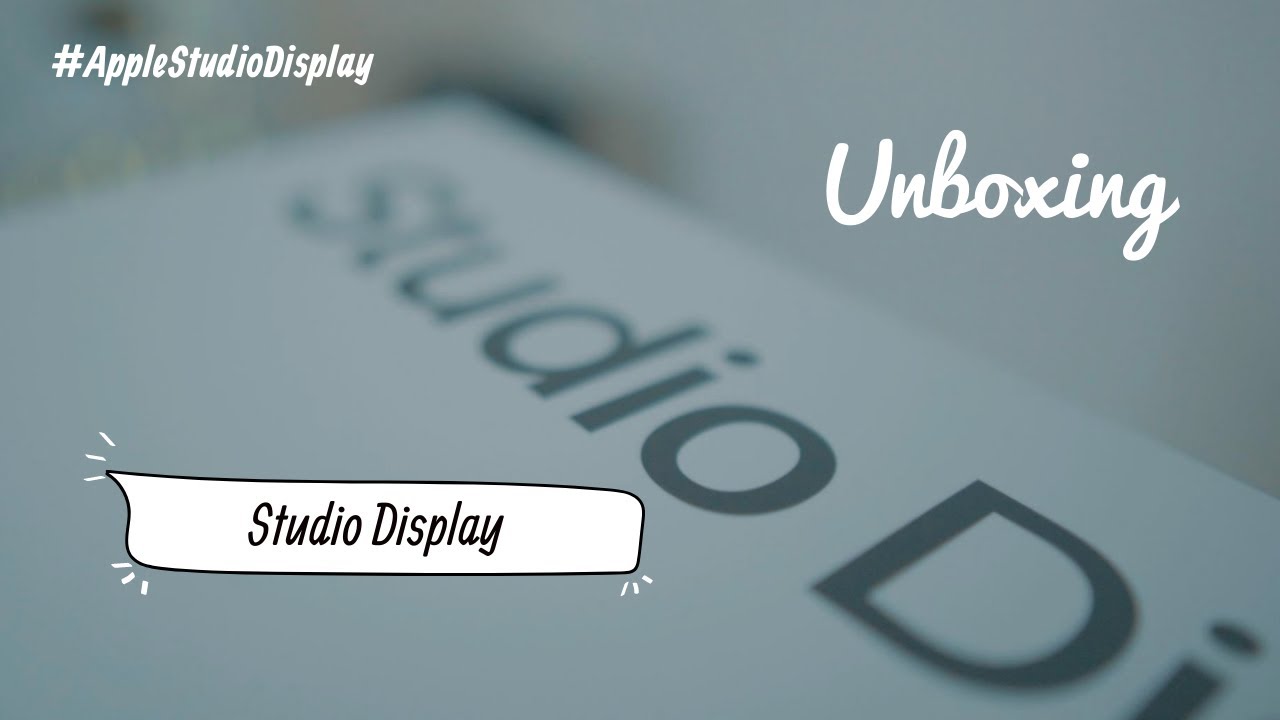 Unboxing - Apple Studio Display - YouTube