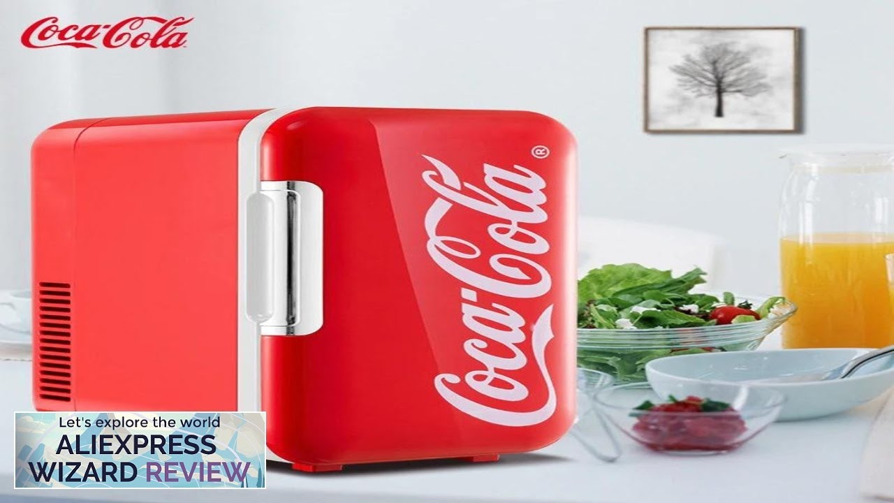 6L Mini Refrigerator Coca-Cola Multifunction Cosmetic Dormitory Warmer ...