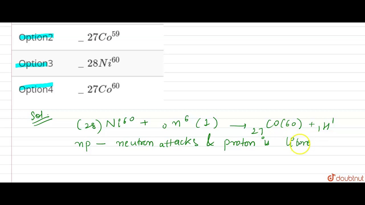 The radioactive isotope `CO^(60)` which is used in the treatment of ...