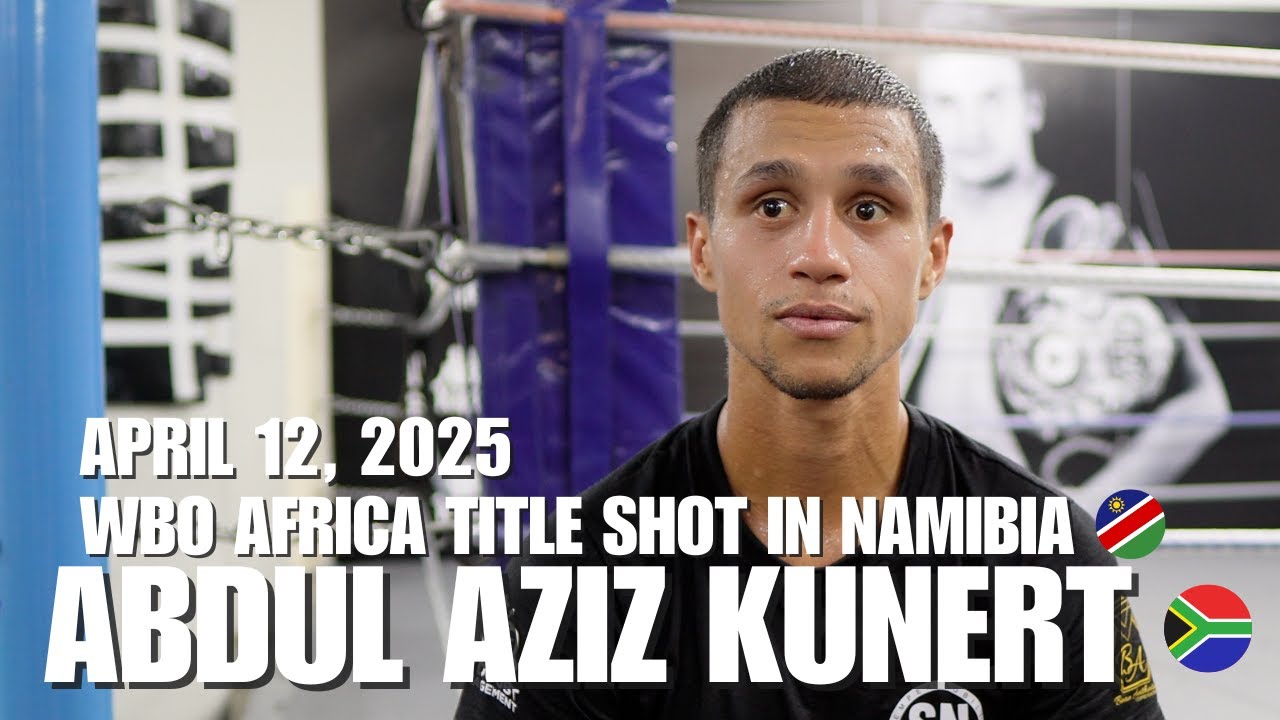 Abdul Aziz Kunert fights in Namibia vs Heita for the WBO Africa Title ...