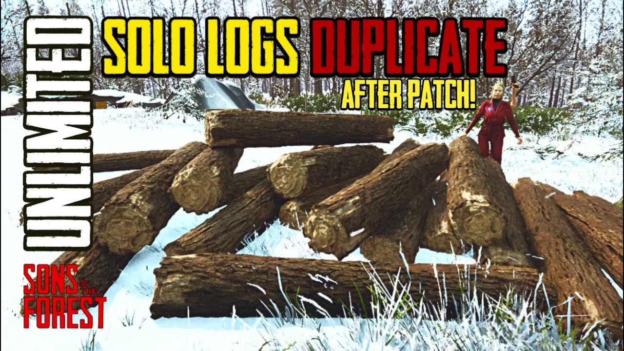 Solo Logs Duplication Unlimited Glitch - Sons Of The Forest - YouTube